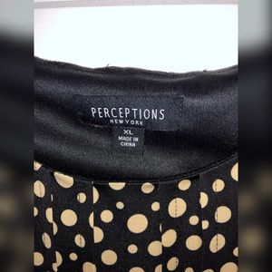 Perceptions New York | Dresses | Polka Dotted Sleeveless Dress | Poshmark